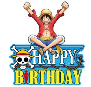 Topper para Torta de Cumpleaños One Piece – Tu Fiesta a un Click