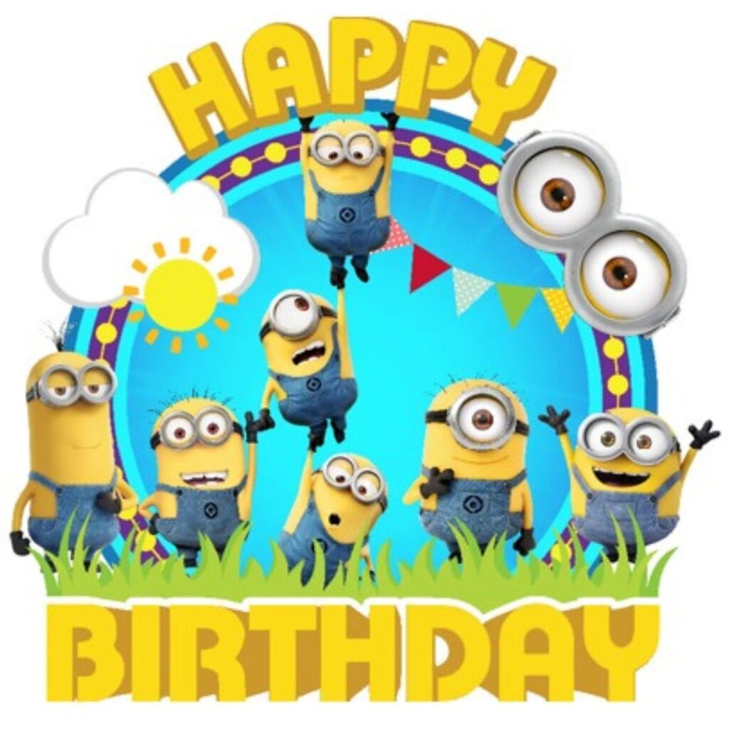 Topper Decorativo para Cumpleaños Minions – Tu Fiesta a un Click