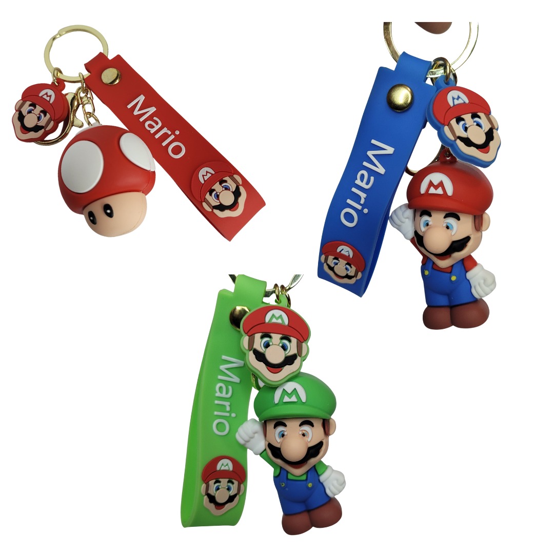 Llavero Colección Mario bros 6cm x 5cm – Tu Fiesta a un Click
