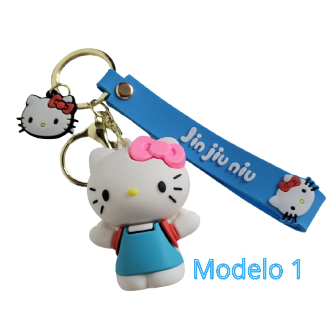 Llavero Individual Colección Hello Kitty 6cm X 5cm Tu Fiesta A Un Click