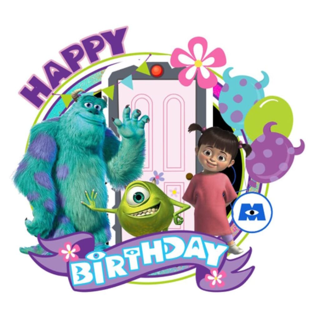 Topper Decorativo para Cumpleaños Monster Inc – Tu Fiesta a un Click