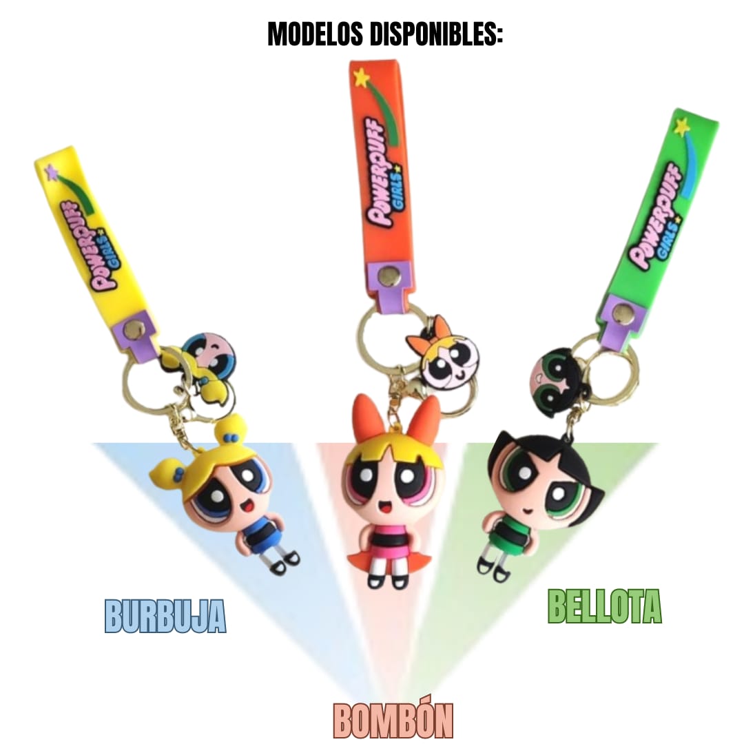 Llaveros Colección Las Chicas Superpoderosas Tu Fiesta A Un Click