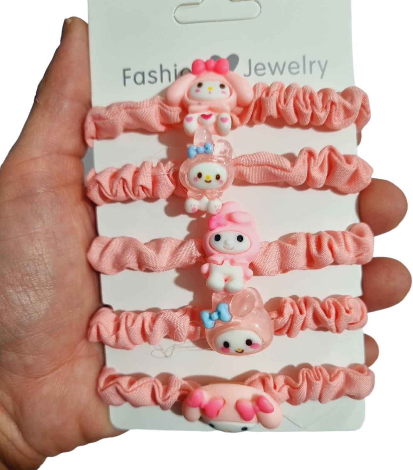 Set de colets para el cabello My Melody (5 pzas) – Tu Fiesta a un Click