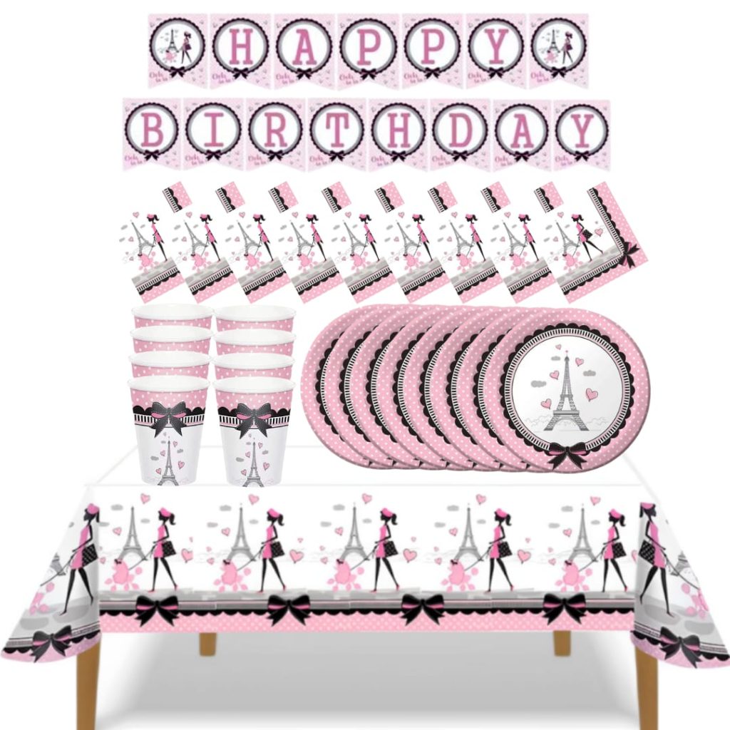 Cotillón Decorativos Cumpleaños Paris – Tu Fiesta a un Click
